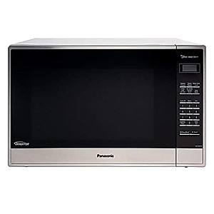Panasonic NN-SN975S Genius Sensor Microwave - With Inverter Technology - Stainless Steel – 2.2 Cu. Ft. 1250W (Silver) (Renewed)