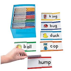 Fun Express Word Family Spiral Flip Books (37 Pieces) Language Teaching Aids and Classroom Supplies
