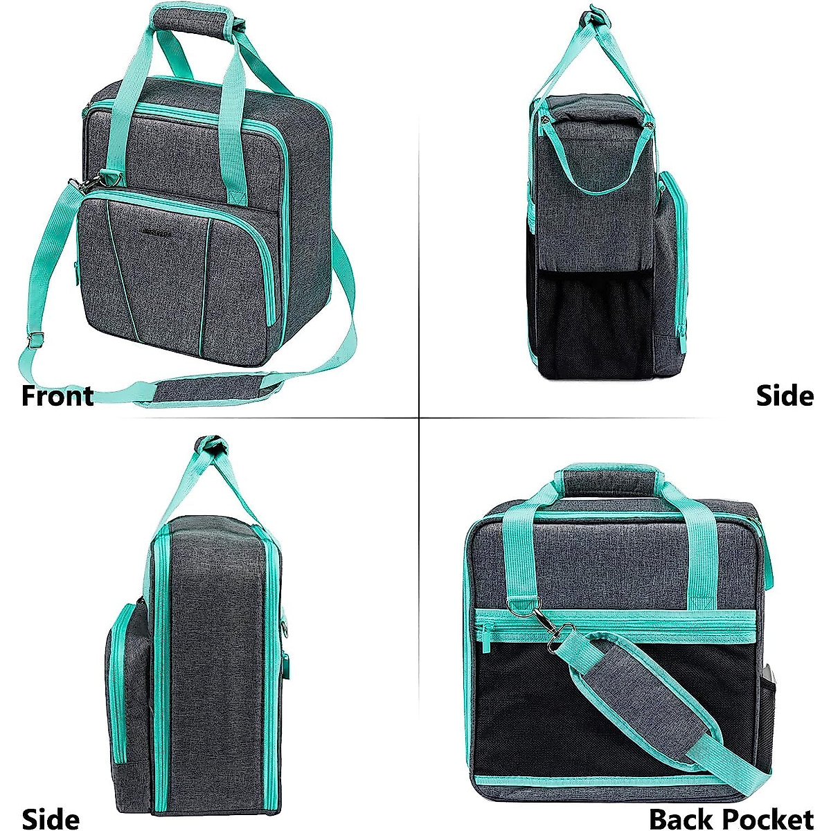 BAGSPRITE Coffee Maker Travel Bag For Keurig K-Slim, Keurig Coffee Maker, Single Serve Coffee Brewer Carrying Case, Portable Keurig Travel Coffee Maker Bag (Full Open Design Patent Pending)