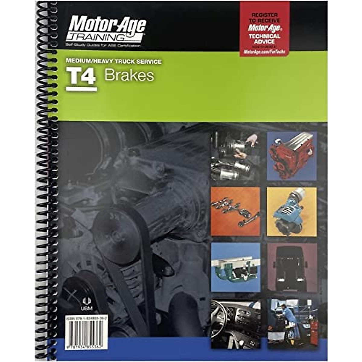 ASE Test Prep Medium and Heavy Truck Study Guide Set - ASE T1-T8 (Motor Age Training)