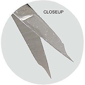 ToolUSA 4.5" Nail Scissors With 1-1/4" Curved Arrow Blades: SC-44352-Z02 : (Pack of 2 Pcs)