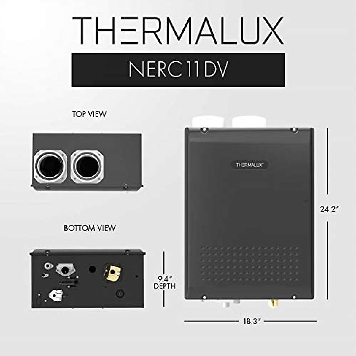 THERMALUX - 11.1 GPM ENERGY STAR RATED High Efficiency Condensing Residential Tankless Water Heater -Natural Gas