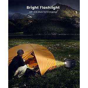 ORICO Portable Power Station 500w/ 650w Peak, Solar Battery Generator, 561Wh Backup Power Supply, 110V AC Output/60W PD for Camping, Trip, CPAP, Emergency and More