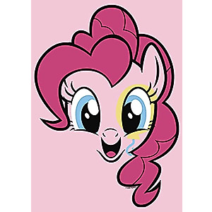 Girl's My Little Pony Pinkie Pie Face T-Shirt - Light Pink - Large