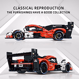 UNCLE BRICK Pro 963 technic Car Model Building Kit,1:8 Scale Model and Race Engineering Toy,Collectible Sports Car Construction Kit for Boys,Compatible with LEGO Technic Car Sets for Adults(3460pcs)