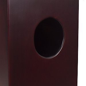 Sawtooth Ebony Cajon Percussion Box, Compact Size