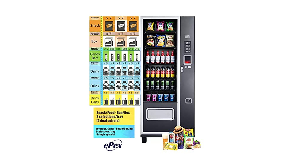 EPEX Beverage Vending Machine with Temp Control