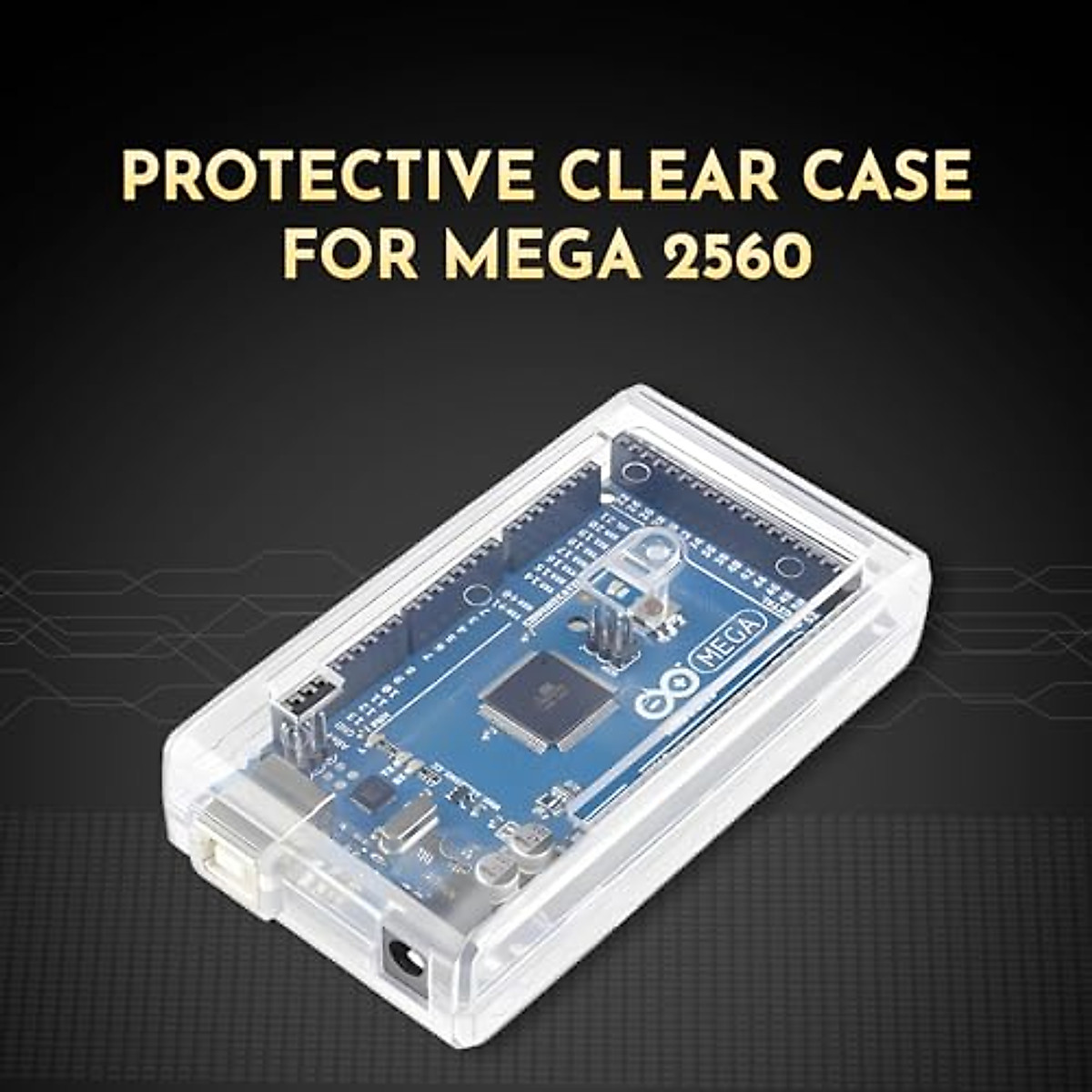 SB Components Arduino Mega Clear Case Covers Enclosure New Clear Transparent Computer Box Case Cover for Arduino Boards