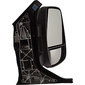 Kool Vue Driver & Passenger Side Manual Heated Towing Mirrors for Ford Transit-250 Transit-350 Transit-150 Transit-350 HD 2015-2019 Without Signal Light Textured Models With Medium or High Roof