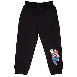 Nintendo Super Mario Bros Boys 2-Piece Set - Holiday Sweatshirt & Jogger Pants 2-Pack Bundle Set for Kids and Toddlers (Size 10-12, Green)