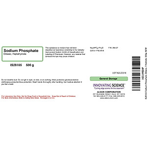 ALDON Innovating Science Sodium Phosphate, Dibasic, 7-Hydrate, 500g - The Curated Chemical Collection