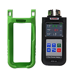 KOMSHINE KPN-35 PON Optical Power Meter 0.1dB Resolution, 1490nm, 1550nm,1310nm for PON Network Testing APC Connector