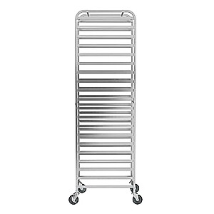 Krollen Industrial 20 Pan Aluminum Steam Table Pan Rack - Unassembled