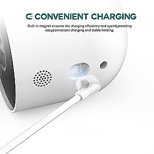 TUSITA 20ft Power Cord Compatible Google Nest Cam Outdoor or Indoor Camera - White, 6M