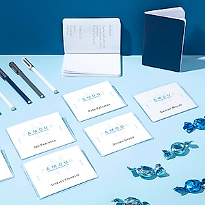 Avery Customizable Name Badges with Pins, 2.25" x 3.5", Clear Name Tag Holders with White Printable Inserts, 24 Pin Style Name Badges (74652)