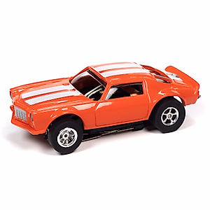 Auto World Xtraction Flamethrower R33 1970 Chevrolet Camaro (Orange) HO Scale Slot Car