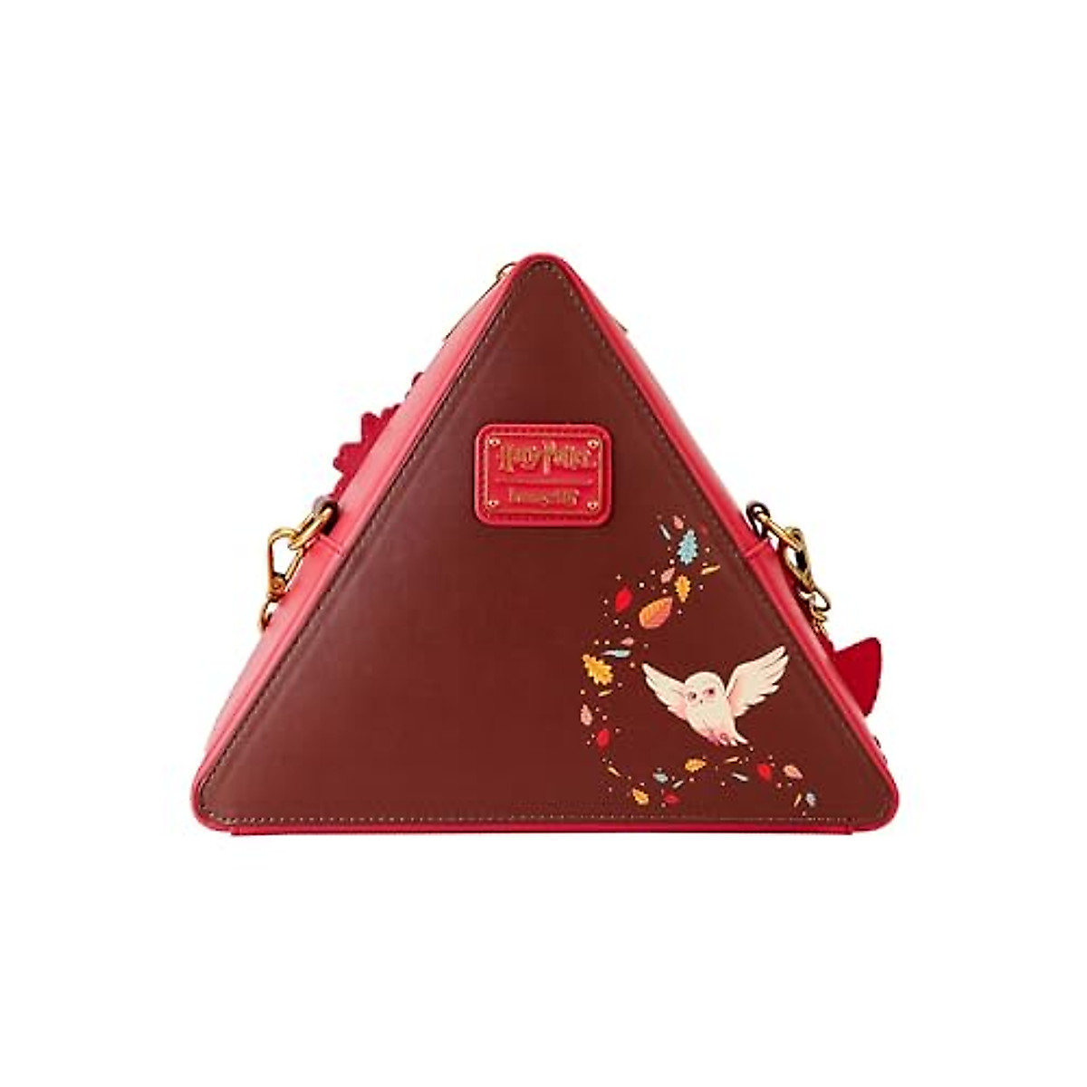 Harry Potter Deathly Hallows Fall Leaves Crossbody Bag