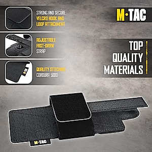 M-Tac Gun Holster for Concealed Carry - CCW Pistol Holster - Concealed Carry Holster for Men and Women with a Fix (Black)