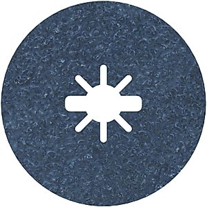 Bosch Professional 2608619163 Fibre Sanding Discs Best for Metal, X-Lock, R574, Diameter 125 mm, Grit 100, Bore Diameter 22.23 mm