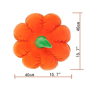 GracesDawn Plush Soft Pumpkin Plush Pillow Pumpkin Decoration Sofa Pillow Soft Pumpkin Gift. Plush Toy, Children’s Gift Orange (40cm[15.7] inch)