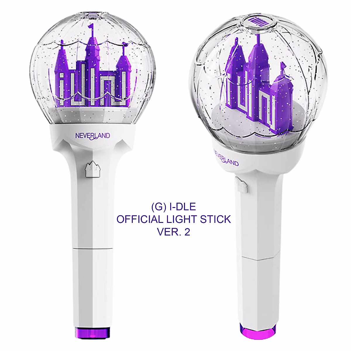 (G) I-DLE Official Lightstick Ver.2 + Seller's Photocards Set – Exclusive K-Pop Merchandise