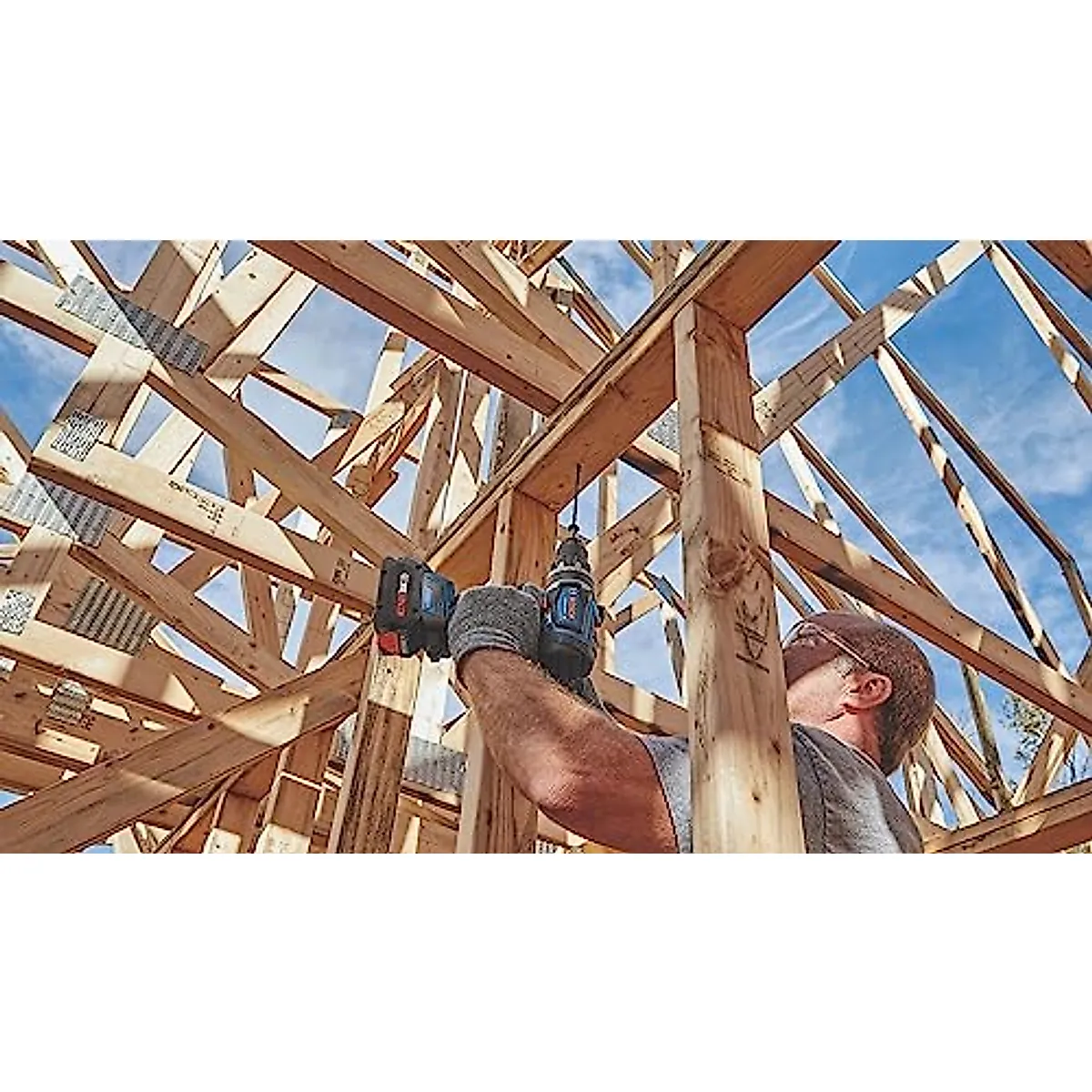 BOSCH GXL18V-260B26 18V 2-Tool Combo Kit with 1/2 In. Hammer Drill/Driver, 1/4 In. and 1/2 In. Two-In-One Bit/Socket Impact Driver, (1) CORE18V 8 Ah Battery and (1) CORE18V 4 Ah Battery