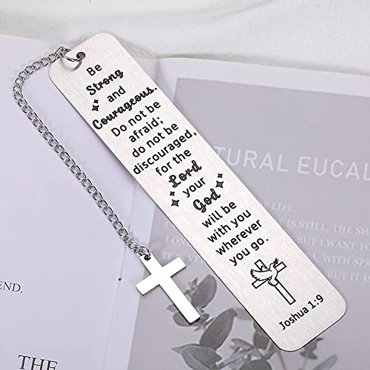 Religious Reading Bookmarks, Verse Bookmark Gifts for Teenage Girls Kids Mom Book Lovers Baptism Spiritual Gift Pastor Appreciation Church Supply