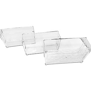 RedSodium Freezer,Refrigerator Fridge Bins in 3 sizes - 6pack