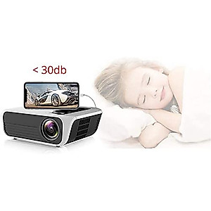 LJJSMG Projectors Movie Projector Portable Projector Projector1080p,Mini Projectors Home,20000Hours Lamp Life,3000Lumens Projector,Suitable for Home Theater Movies and Outdoor Projectors