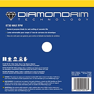 SKIL 3540-02 7-Inch Wet Tile Saw & QEP 6-7001Q 7" Continuous Rim Diamond Blade For Wet Tile Saws For Ceramic Tile