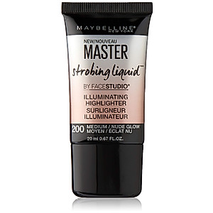 Maybelline New York Master Strobing Liquid Illuminating Highlighter, Medium/Nude Glow, 0.67 fl. oz.