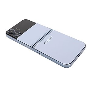 2.6in Senior Cellphone, Flip Phone with Dual Screen Display, Big Buttons and Digits, One Key Quick Dial, Clear and Sound, HD Camera, Built in LED Flashlight for Elderly (Blue)
