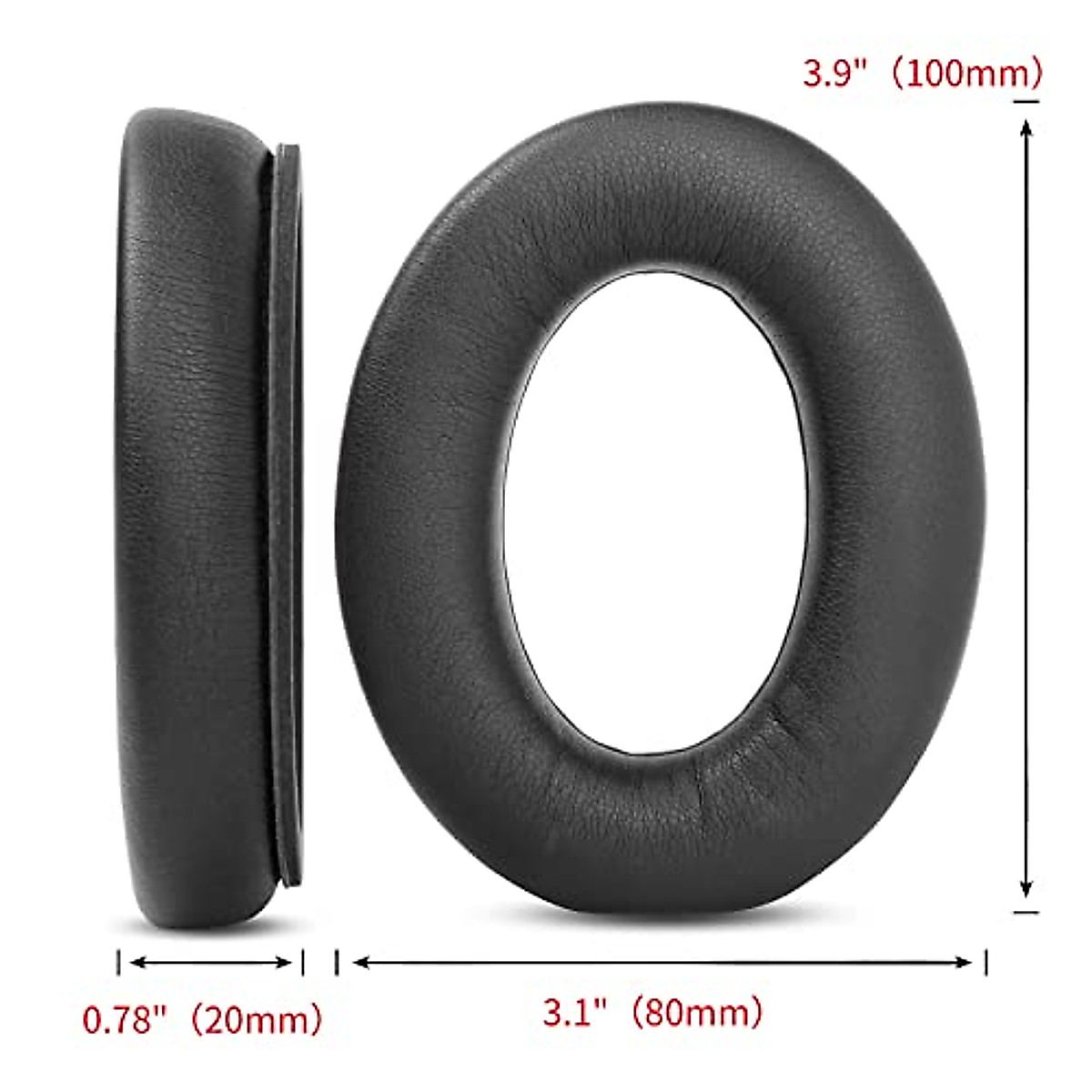 Black Replacement Ear Pads Pillow Earpads Cushions Cup Compatible with Bose QuietComfort 2 QuietComfort 15 QuietComfort 25 QuietComfort 35 QC2 QC35 Sound True Sound Link AE2 AE2i AE2w Headphone