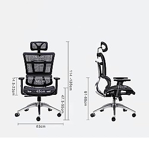 MARURY Big and Tall Office Chair, Desk Chairs, Backrest Computer Chair, Lifting and Rotating Electric Racing Chair, Ergonomic Office Chair for Home Office