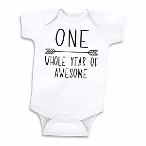 Bump and Beyond Designs Baby-Boys First Birthday Outfit for One Year Old Birthday Leotard Black, 12-18 Months