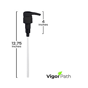 Universal Shampoo/Conditioner Dispenser Pump for Bottles, Leak Proof, Pump Top Fits 1 L/33.8 oz Bottles, 28/410 Neck Size, (Variety Pack of 2)