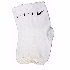 Nike Toddler/Little Boy's Crew Socks 6-Pairs Lightweight, 5-7, 10C-3Y