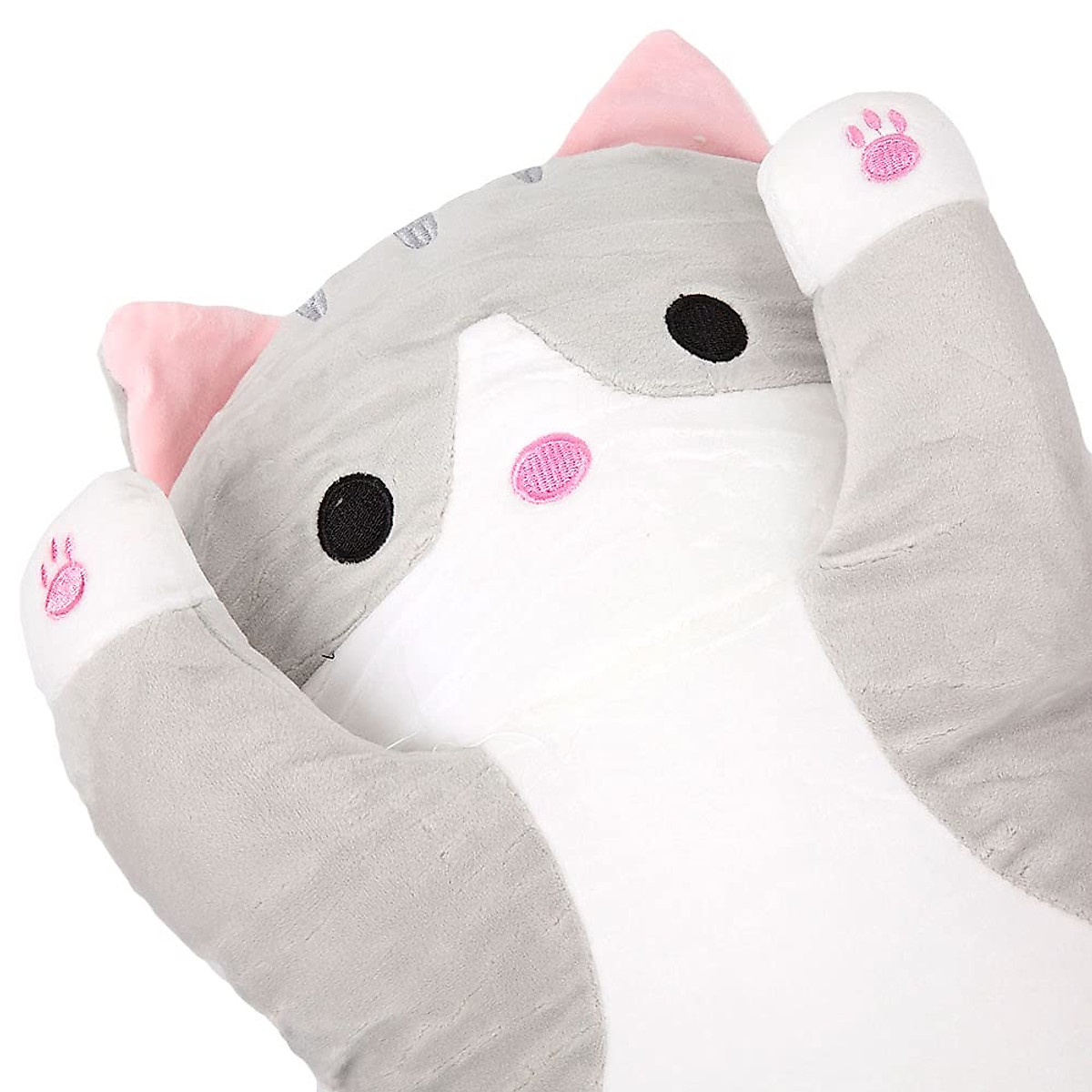 GAIORD Cat Plush Hugging Pillow,Large Long Cat Stuffed Animal Toy,Kitten Stuffed Animal Plush Cat Pillow Hug Pillow Body Pillow