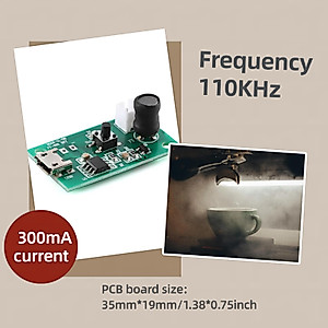 EC Buying 3Pcs USB Humidifier Module USB Spray Module Circuit Board Atomization Module 5V Atomization Plate Circuit Board Atomization Module Atomizer DIY Incubation Experimental Equipment