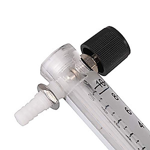 CNBTR LZQ-3 0-10 LPM Tube Type Acylic Flowmeter Gas 8mm Hose Fitting Oxygen Flowmeter Regulator Flow Meter