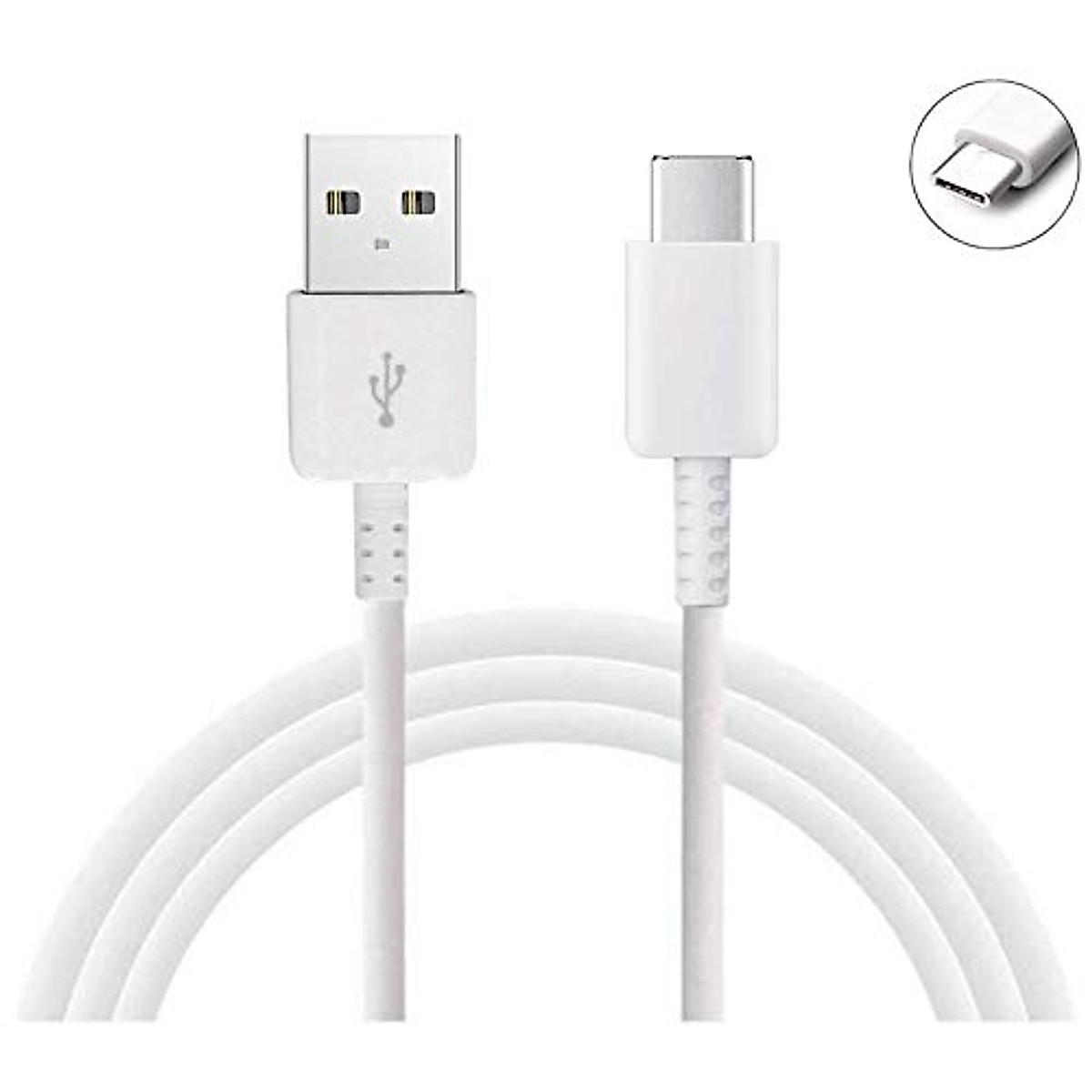 Original 10ft USB-C Cable Works for Microsoft Surface Duo with Fast Charging and Data Transfer. (White 3M)