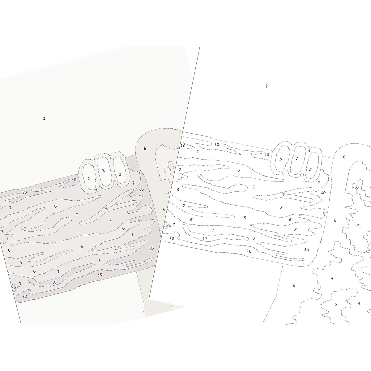 Paint by Numbers for Adults Kids, Cute Sloth Printable Easy Animals Painting by Numbers to Print for Beginners, Home Wall Decor DIY, Activity at Home, Materials are NOT Included!