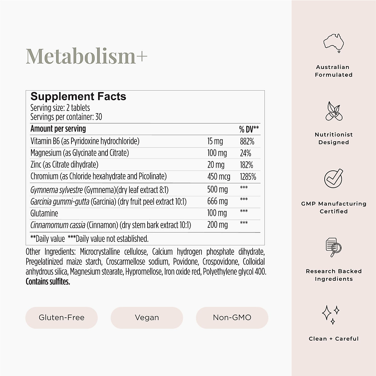JSHealth Vitamins, Metabolism+ Formula, Healthy Natural Energy Support, Metabolism Maintenance Supplement (60 Capsules)