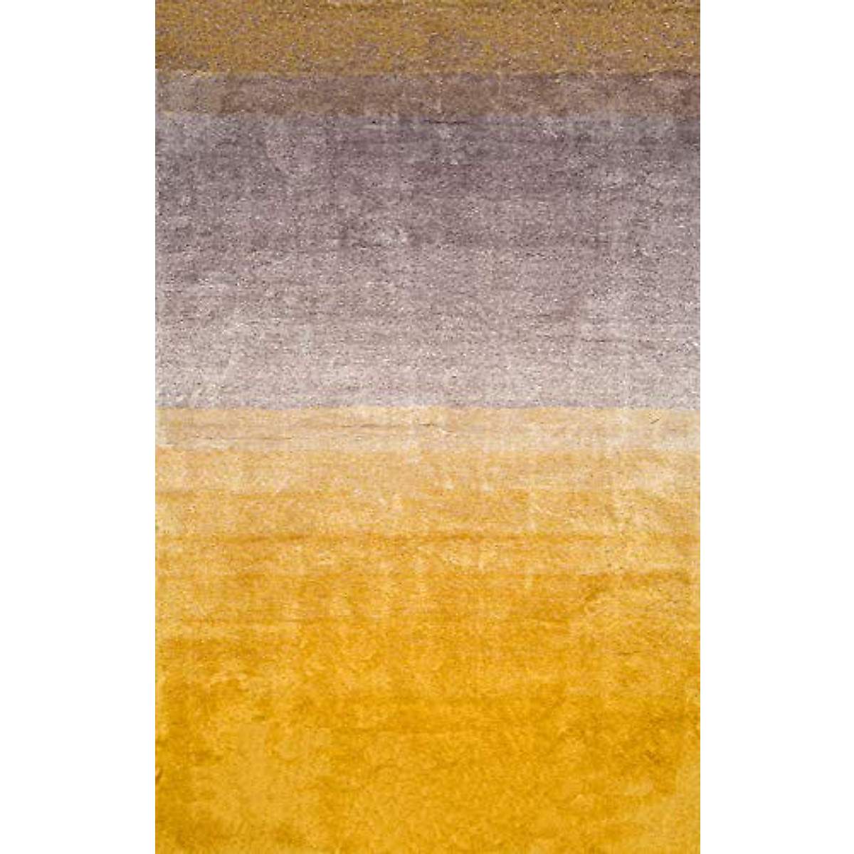 nuLOOM Ana Ombre Shag Area Rug, 5' x 8', Yellow
