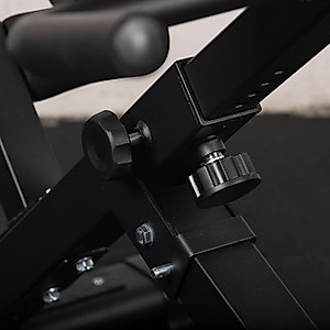 Titan Fitness Hyper Back Extension Bench - Roman Chair, Rated 250 LB, Specialty Upper Body Workout Garage Gym Bench