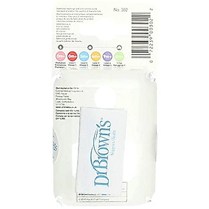 Dr. Brown's 8 Pack Natural Flow Level 1 Standard Nipple