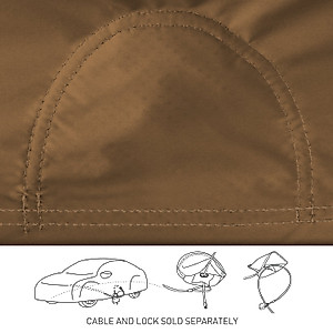 Coverking Custom Fit Car Cover for Select Ferrari F40 Models - Stormproof (Tan)