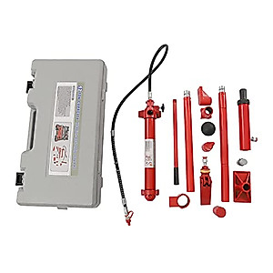 14 Pcs Car Repair Tools,12 Ton Hydraulic Jack,Body Frame Power Repair Kit Auto Shop Tool Lift Ram,for Automobile Body,Truck,Heavy Equipment Maintenance