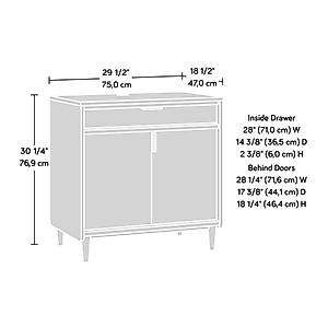 Sauder Clifford Place Library Base, Natural Maple