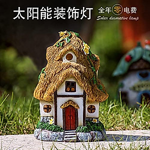 XIANGGELI Creative Jewelry Solar Decorative Light House Decoration Outdoor Villa Garden Courtyard Home Balcony